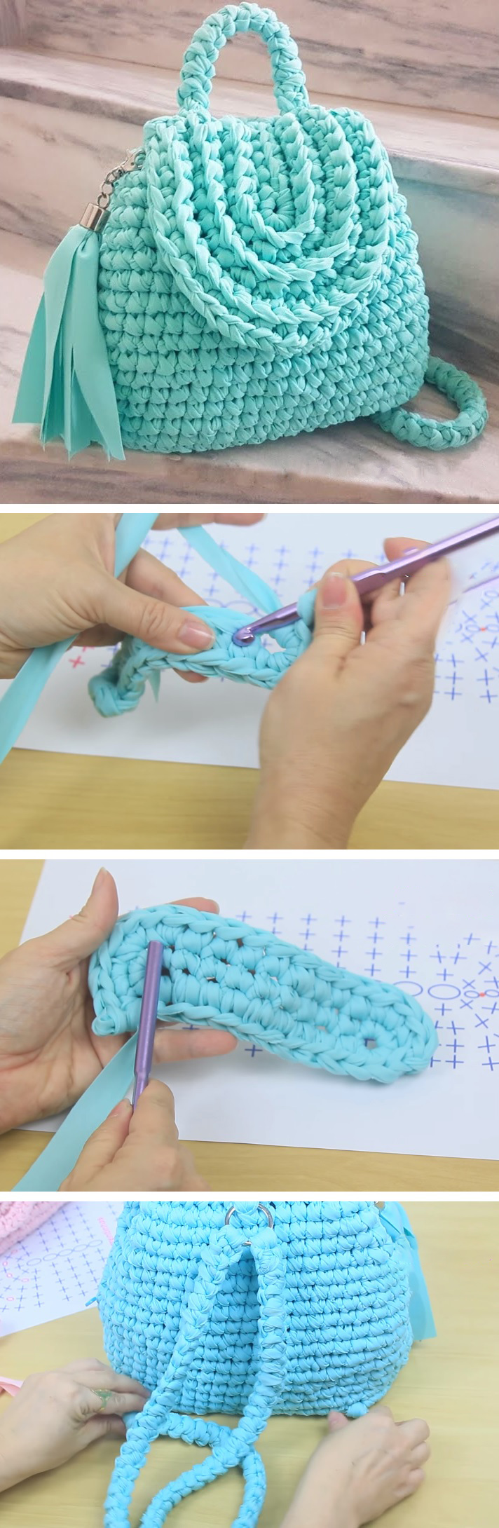 Crochet Bag Easy Tutorial Design Peak
