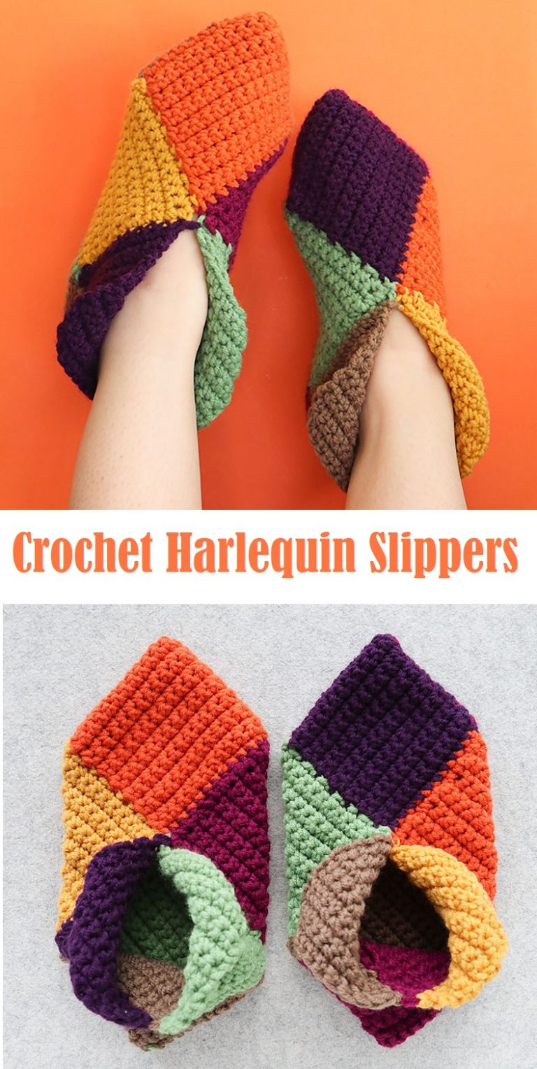 Crochet Slippers – Free Tutorials – Design Peak