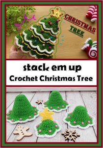 Crochet Christmas Tree – Stack ‘Em Up – Design Peak