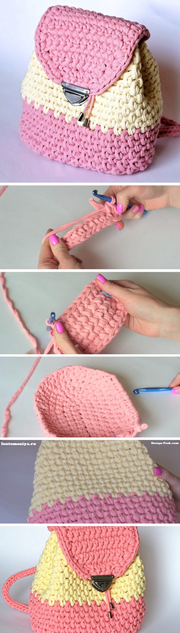 Crochet Backpack Tutorial – Design Peak