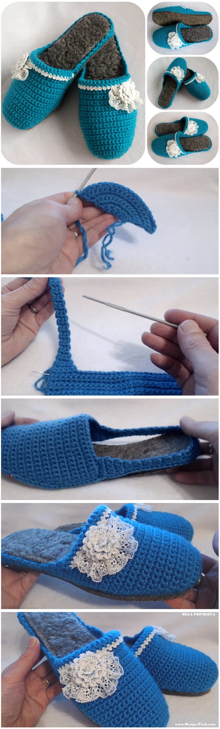 Crochet Flip-Flops – Warm and Cozy – Design Peak