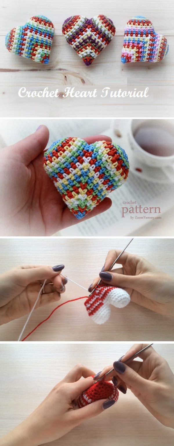 Crochet 3D Heart – Design Peak