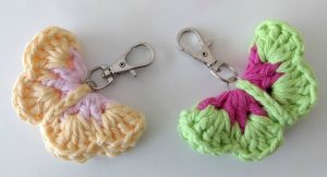 Crochet Butterfly Keychain – Tutorials & More