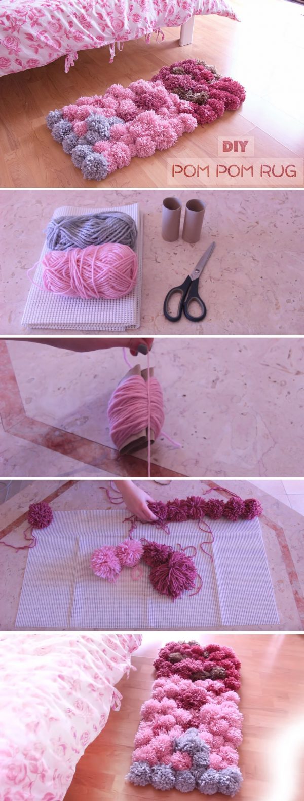 DIY Pom-Pom Rug – Design Peak