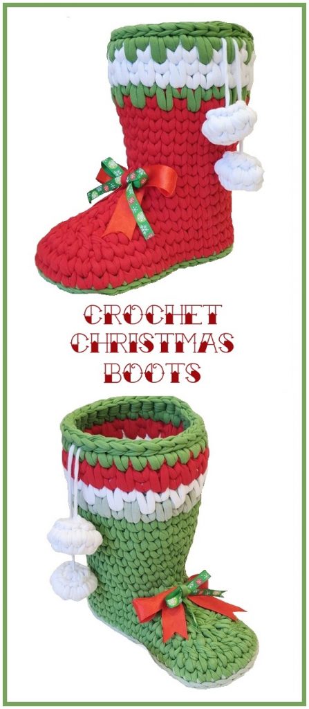 Crochet Christmas Boot – Design Peak
