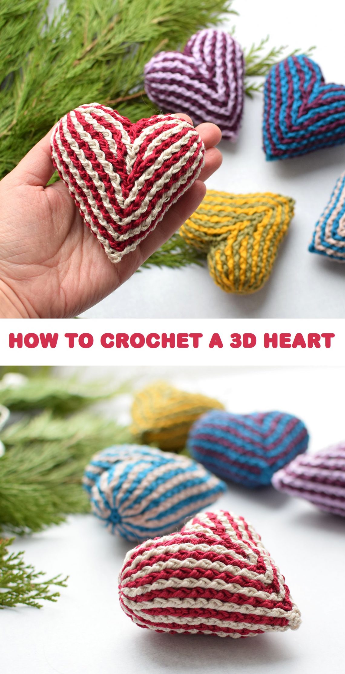 How to Crochet a 3D Heart – Design Peak