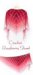 Crochet Raspberry Shawl – Design Peak