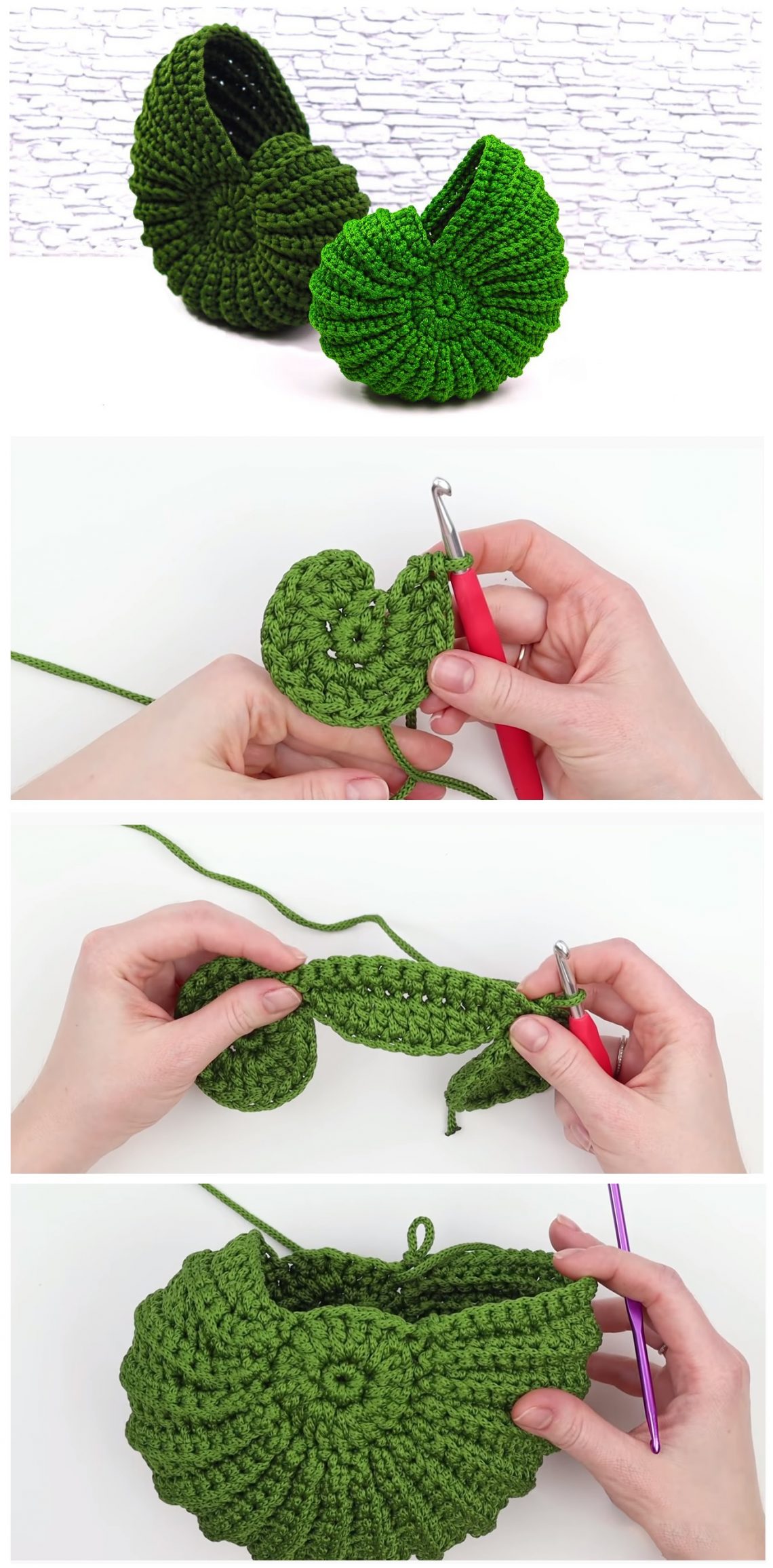Crochet Big Shell Tutorial – Design Peak
