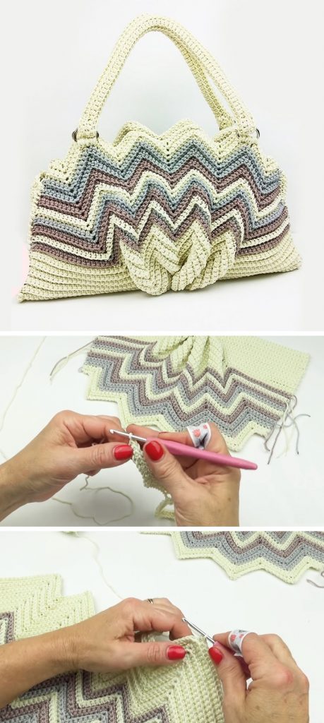 CROCHET A SEA SHELL PURSE / BAG – Design Peak