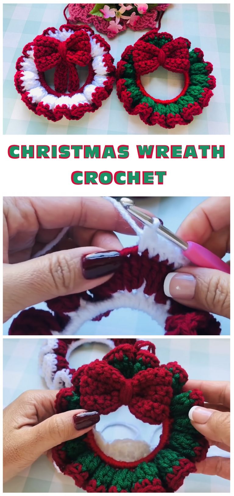 Crochet Christmas Wreath – Design Peak