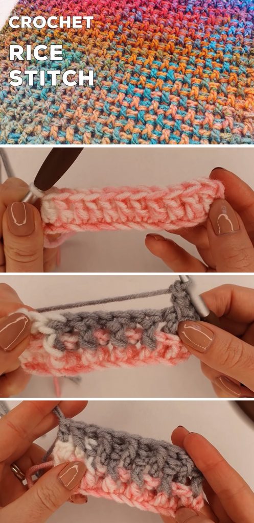 Crochet Rice Stitch – Design Peak