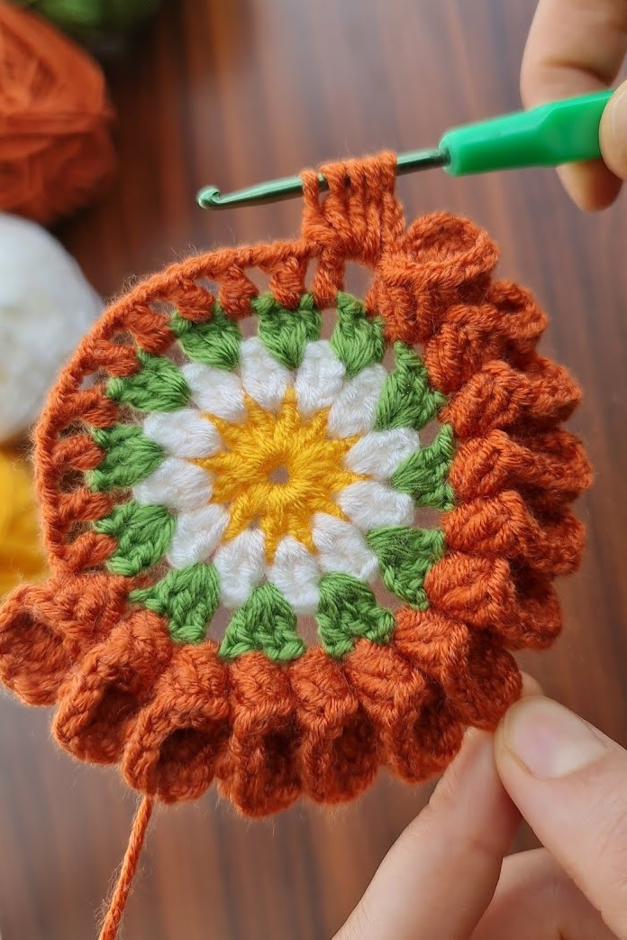 Crochet Circular Motif Pattern – Design Peak