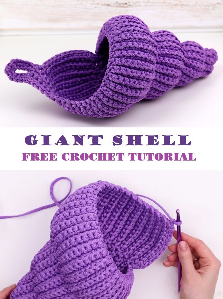 Crochet Giant Shell Tutorial – Design Peak
