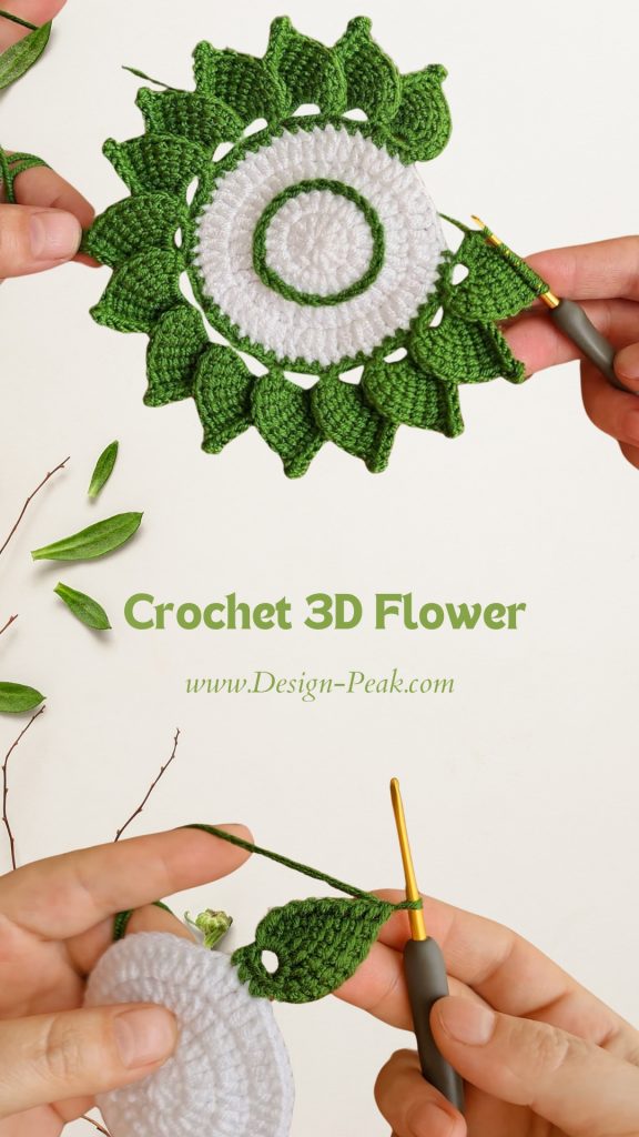 Crochet 3D Flower: A Journey of Creativity – Design Peak